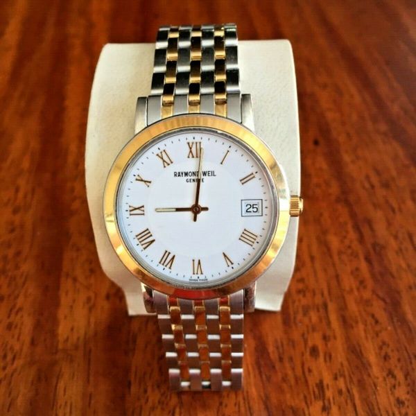 RAYMOND WEIL GENEVE 5593 Two-tone Men's Watch | WatchCharts Marketplace