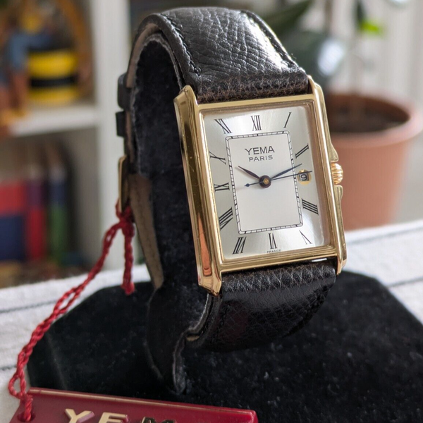 Montre YEMA tank roman dial - Dress Watch - Pile neuve - état neuf ...