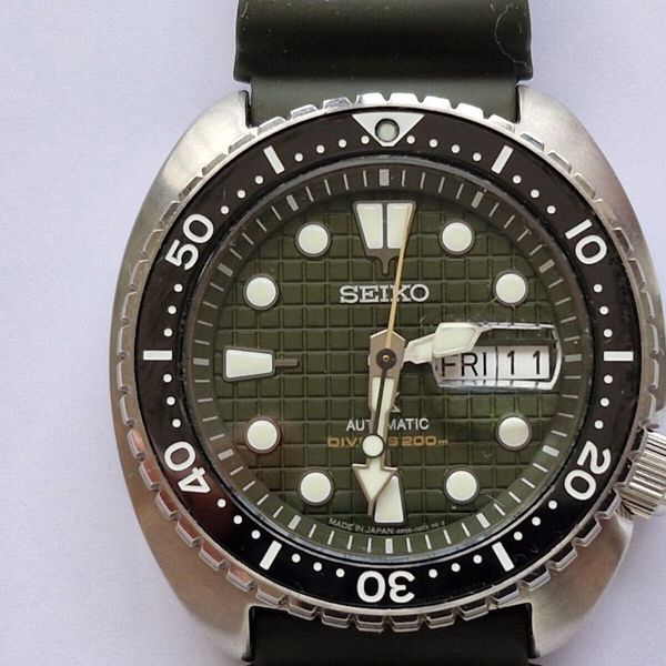 Seiko King Turtle Prospex Green Dial - Japanese Import SRPE05J1 ...