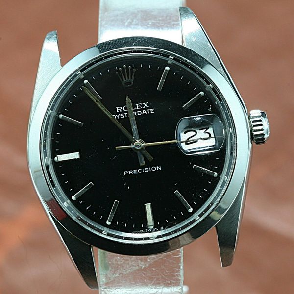 VINTAGE ROLEX OYSTERDATE PRECISION Ref 6694 MANUAL-WINDING 17 Jewels ...