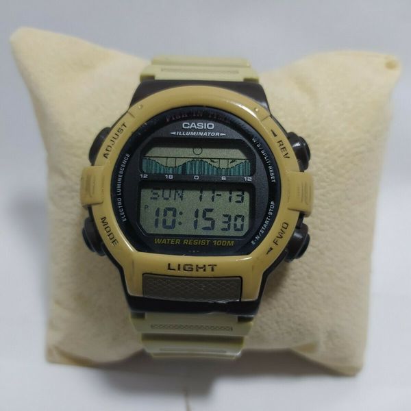 VINTAGE CASIO FT-201 FISH IN TIME, MODEL 1879 LCD QUARTZ, RARE WATCH ...