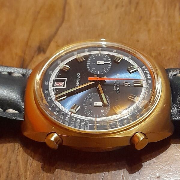Breitling 750 Gold Solid Chrono-Matic Ref. 2118 VINTAGE Revision ...