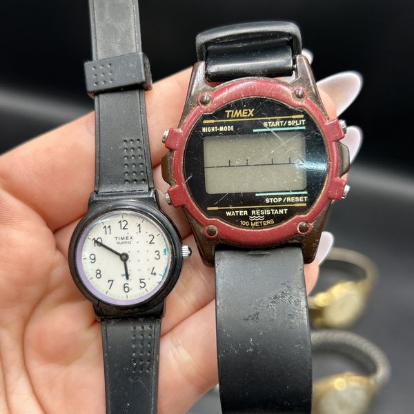 Lot Of 22 Vintage Timex- Analog, Digital, Quartz, Mechanical Menâ s ...