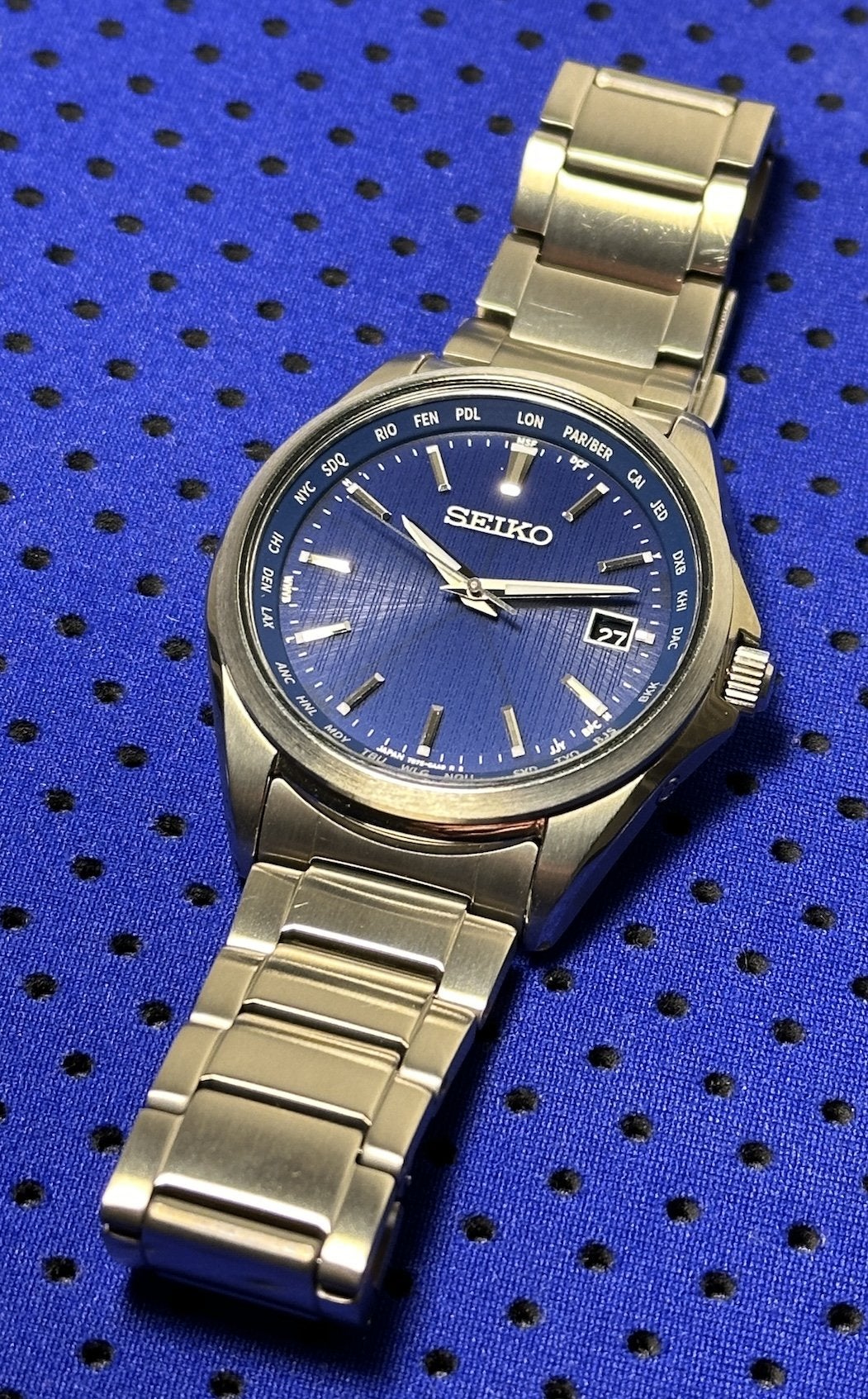 Seiko Selection SBTM289, solar, radio controlled, titanium ...