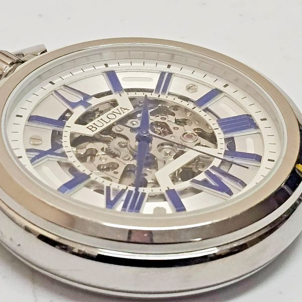 Bulova Men's Classic Sutton Automatic Pocket Watch | WatchCharts ...