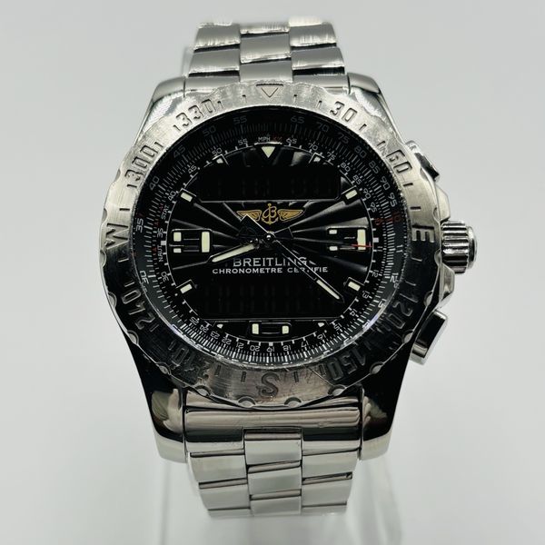 Breitling Air Wolf A78363 Black Dial Quartz Men's Watch - US Shipping ...