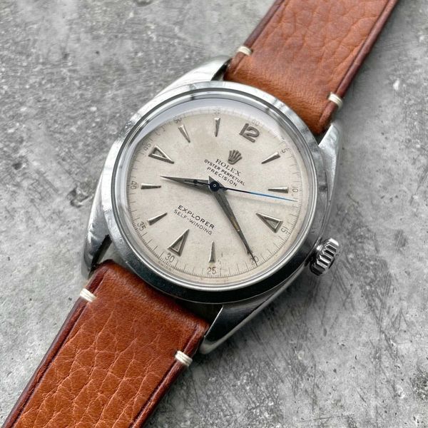 1953 Rolex Pre Explorer 6298 Stainless steel Oyster Perpetual ...
