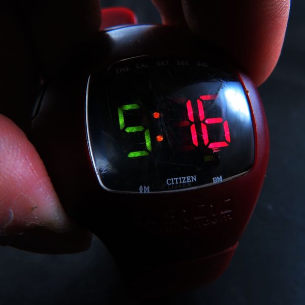 Japan Citizen 1481010 Space Age LED Time Quartz Men Watch | WatchCharts ...
