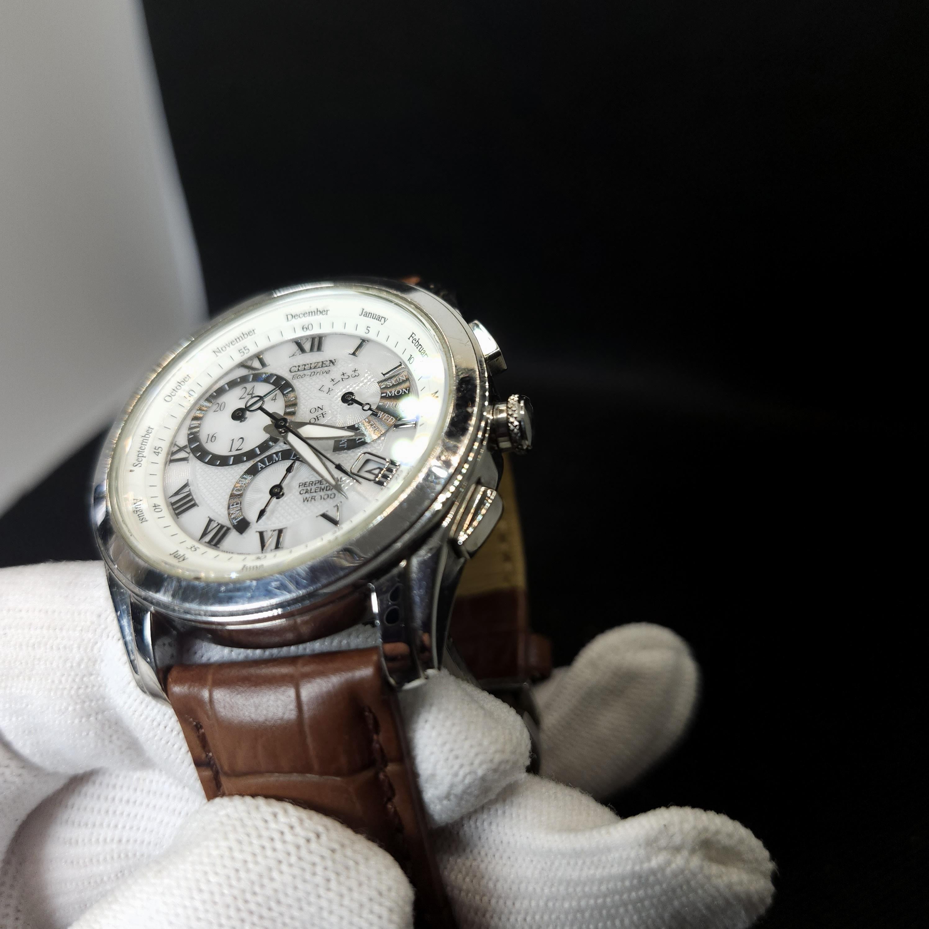 [WTS] Citizen Eco Drive BL8000-03A white dial watch with original box ...