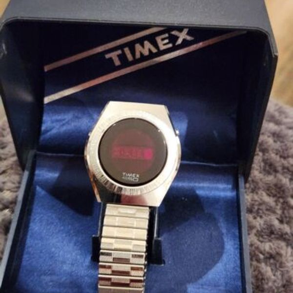 Very Rare Boxed Timex SSQ Red LED Mens Vintage 1970s Watch. Spares Or ...