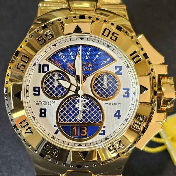 Invicta Reserve Menâ s Watch - Excursion Twisted Metal Chronograph ...