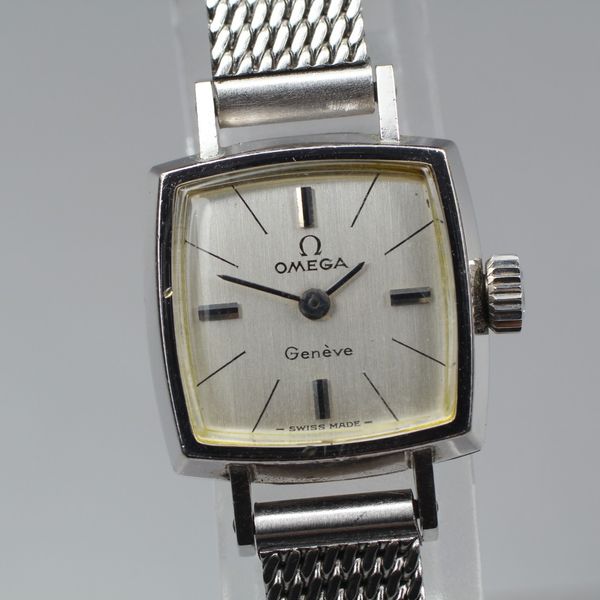 Vintage 1969 [Exc+5] Omega Geneve Cal.485 17mm Manual Winding Silver ...