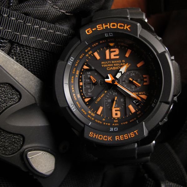 CASIO G-SHOCK Gravity Defier Aviator Solar G-1200B-1A | WatchCharts
