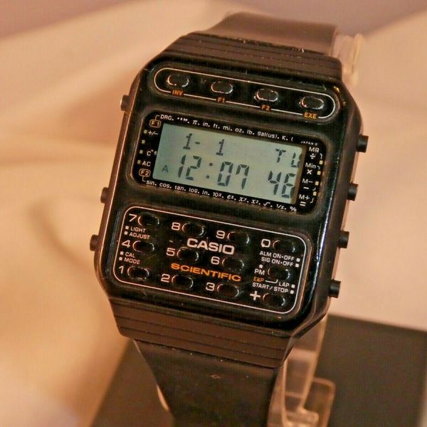Vintage Casio CFX-20 Scientific Calculator LCD watch | WatchCharts ...