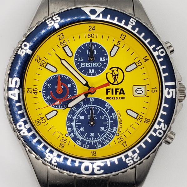[WTS] Seiko FIFA 2002 World Cup Chronograph with Box & Papers, Historic ...