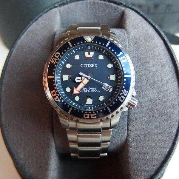 Citizen BN0151-09L Promaster Diver Watch w/Genuine Citizen SS Bracelet ...