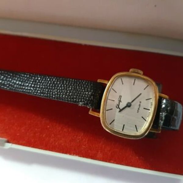 Clock Watch Glashütte Original Mechanical Manual Winding in Orig. Box ...