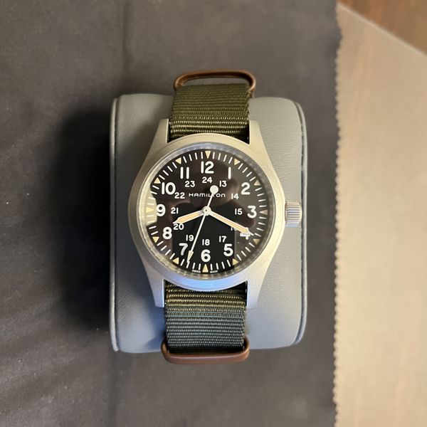 [$349 USD] Hamilton Khaki Mechanical H69439931 Full Package | WatchCharts