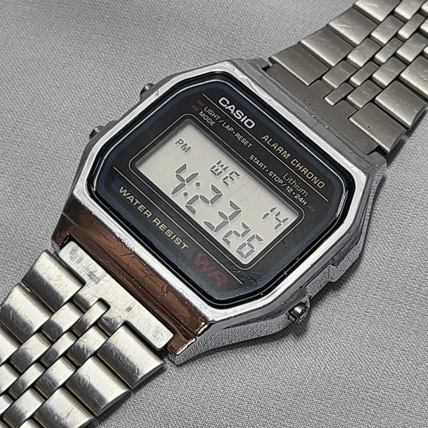 Raro Orologio Casio A158W Cronografo Classico Vintage Malesia Batteria Originale Nuova ...