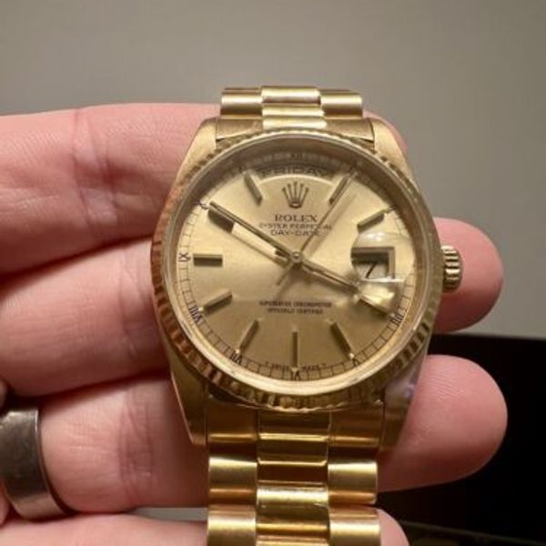 Rolex 18238 Day Date 36mm President Tony Soprano Watchcharts Marketplace