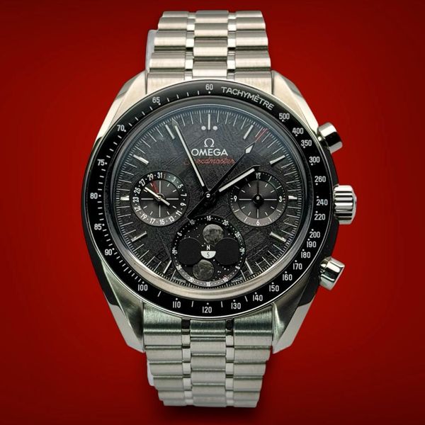FS: Omega Speedmaster Moonphase “Black Moon” Meteorite | WatchCharts ...