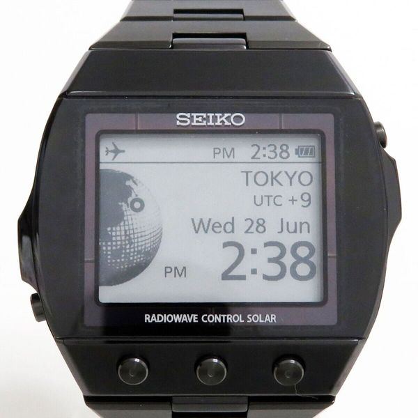 SEIKO Brightz SDGA003 S770-0AA0 Solar Radio Wave /SEIKO Maintained! Men ...