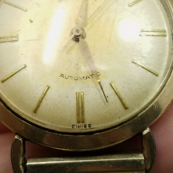 Vintage Hamilton Automatic Wrist Watch 10k Gold Filled Swiss Mechanical ...