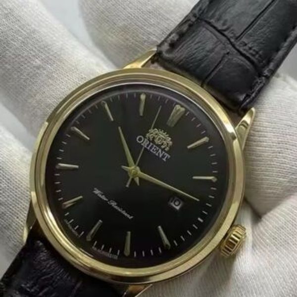 Orient 2024 New Bubble Mirror Retro Waterproof High end Belt Quartz ...
