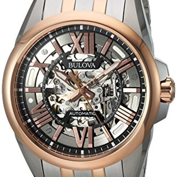Bulova Bulova Men's Automatic Stainless Steel Casual Watch Multi Color ...