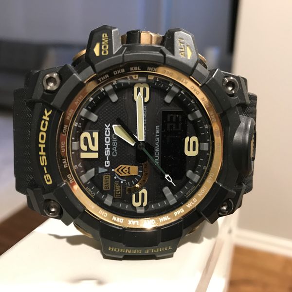FS: Casio G Shock GWG-1000GB-1AJF Mudmaster Triple Sensor Watch Black ...