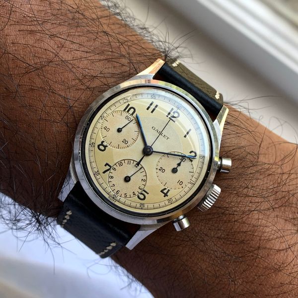 SOLD Stunning and Rare 3 Register Gallet MultiChron (MC12) Clamshell ...