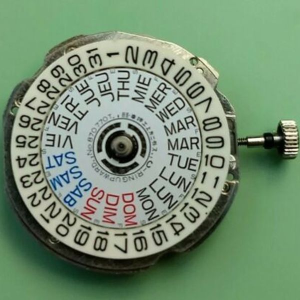 Seiko 0903 Vintage 4004 Quartz Movement Day Date Dials Coil Circuit will split | WatchCharts ...