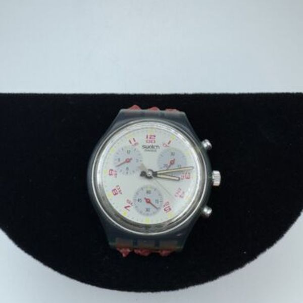 Swatch "JFK" Chronograph Blue 1992 -Need New Band - Watch Working ...