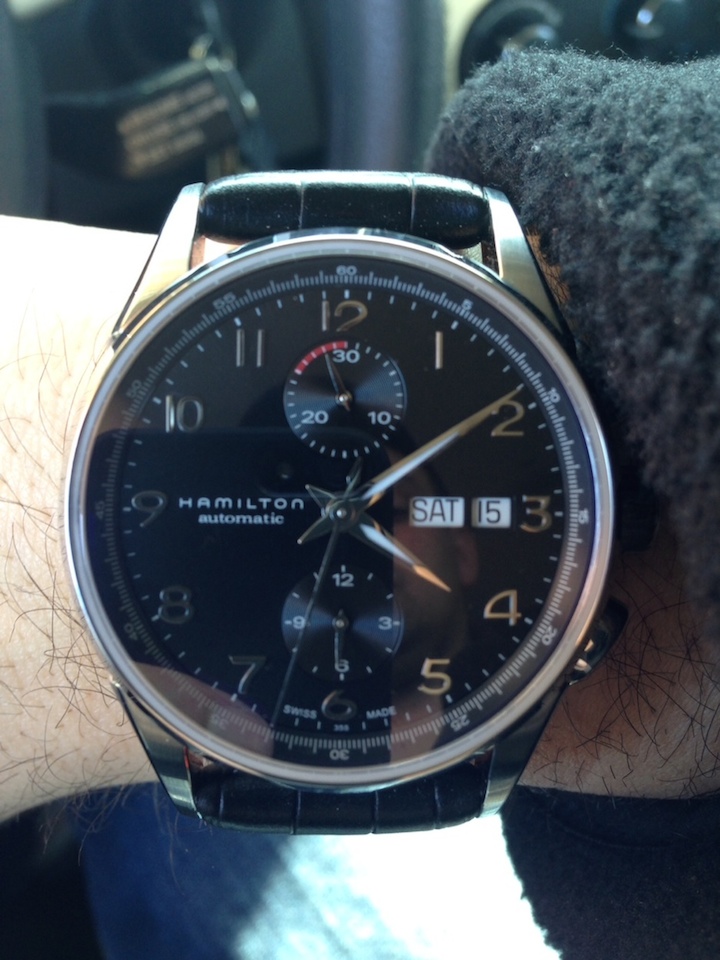 FS: Hamilton Jazzmaster Maestro Automatic Chronograph Mens Watch H32576735 | WatchCharts Marketplace