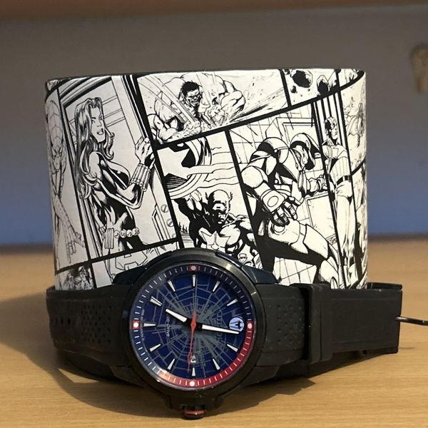 Citizen Eco-Drive Men's MarvelÂ© Spider-Man Blue Dial Watch AW1156-01W ...