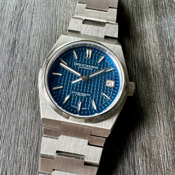 FS: Specht & Sohne PRX 37mm blue dial NH35 Automatic | WatchCharts