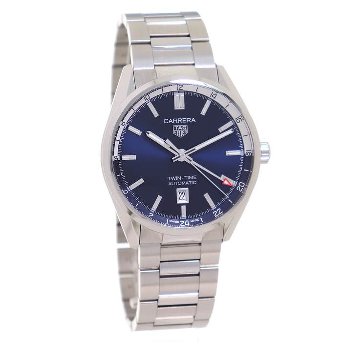 TAG Heuer Calibre 7 Twin Time Stainless Steel (WBN201A) Market Price ...