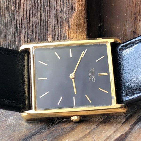 AUTHENTIC Nice Vintage Gents SEIKO QUARTZ 7N00-5B20,Dress Tank Watch | WatchCharts Marketplace