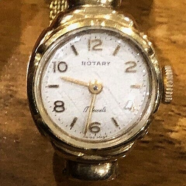 Vintage Rare Swiss Made Rotary 17 Jewels Mechanical Ladies Bracelet ...