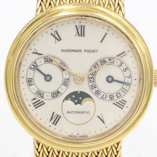 New Arrivals [AUDE MARS PIGUET] Day-Date Moon Phase Triple Calendar ...