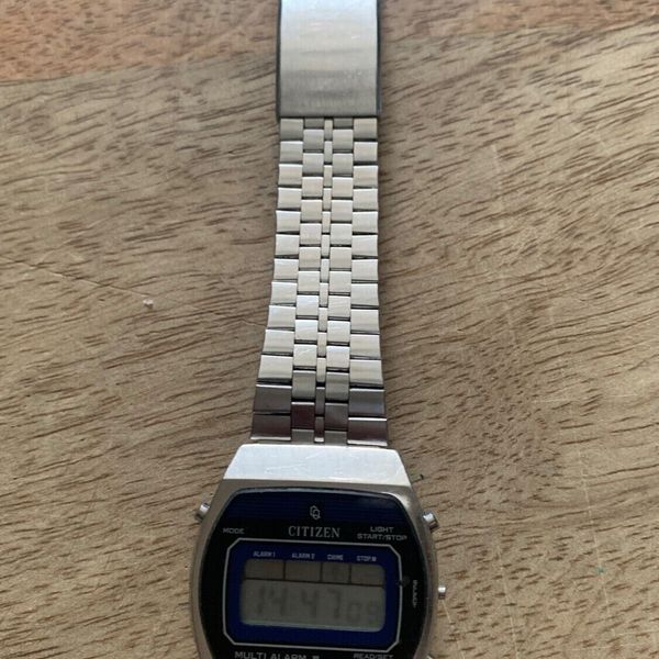 Citizen 41-3038 Multi alarm - Chronograph Vintage LCD Watch | WatchCharts