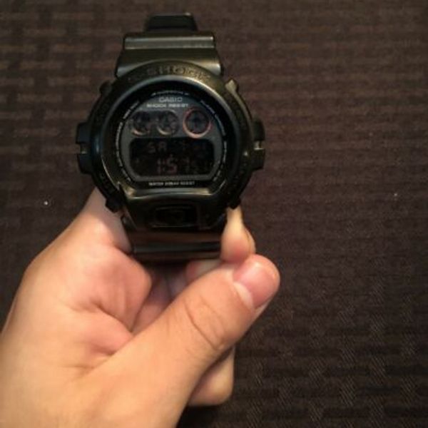 Casio G-Shock DW6900MS-1V 1289 Mens Matte Black Military Digital Watch ...