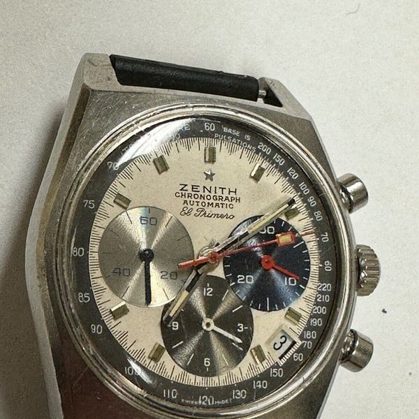 VINTAGE ZENITH El Primero AUTOMATIC CHRONOGRAPH with BOX & BOOKLET | WatchCharts Marketplace