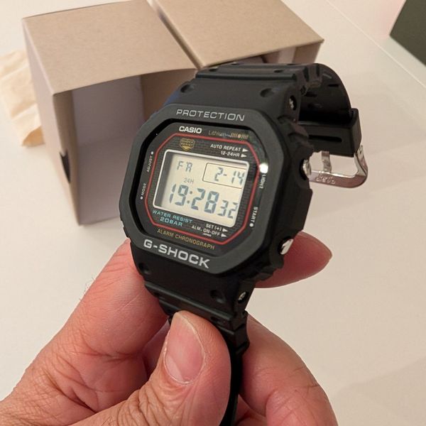 Casio G-Shock DW-5000R-1AER UK Vintage Reissue Limited Edition Japan ...