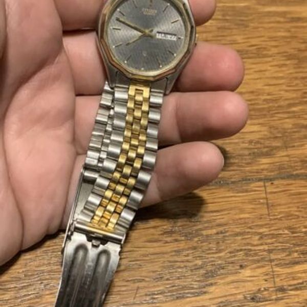 Citizen Quartz 6100-K02759 CKW Stainless Steel Watch Spanish & English ...