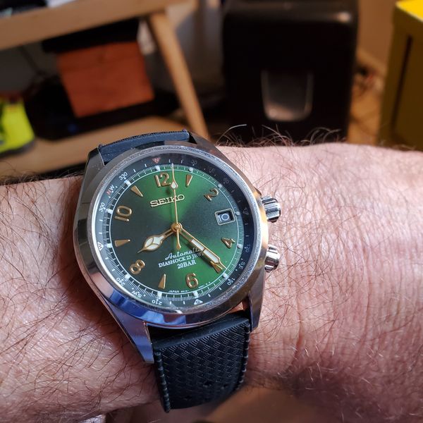 Seiko Alpinist SARB017: extra straps and bracelet | WatchCharts Marketplace