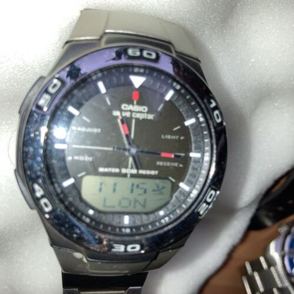 mens watches casio Waveceptor radio controlled nice condition ...