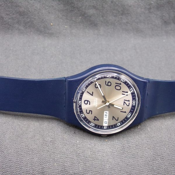 Men's 2003 SWATCH Swiss Easy-Reader Watch w/ New Battery - Works Great ...