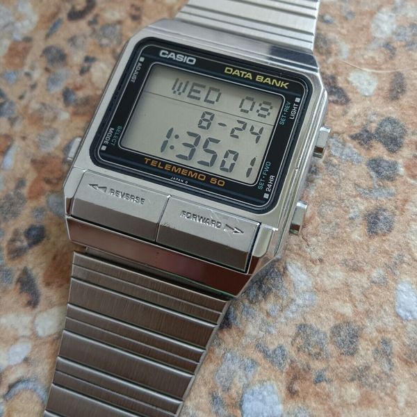 Vintage Casio Data Bank DB-500 JDM 1986 Module 262 | WatchCharts ...