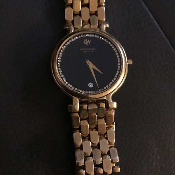 Men's Watch- Raymond Weil -Geneve- 18K Electroplated (9137-2) Water ...